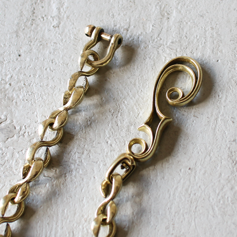 INCEPTION インセプション F HOLE S RING WALLET CHAIN 真鍮 INCEPTION インセプション F HOLE S RING WALLET CHAIN 真鍮