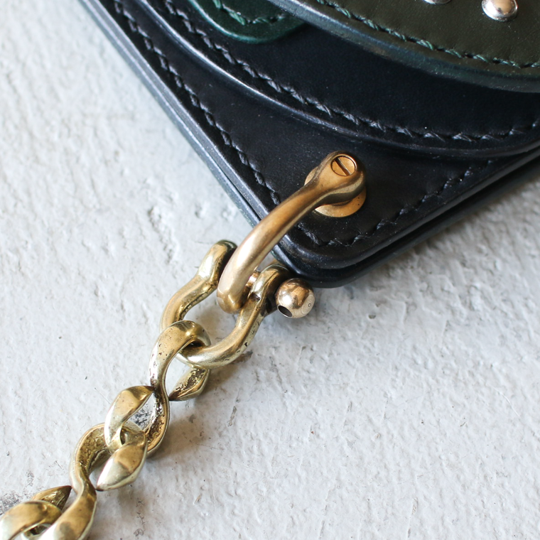 INCEPTION インセプション F HOLE S RING WALLET CHAIN 真鍮 INCEPTION インセプション F HOLE S RING WALLET CHAIN 真鍮