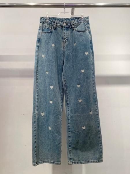 Eito stan ハート刺繍デニムパンツ - CHELSEA, ONLINE STORE Eito stan ハート刺繍デニムパンツ - CHELSEA, ONLINE STORE