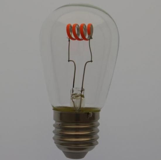 LEDアンティーク電球 ピンク 0.8W AC100V 調光可能 S14型 - LED LEDアンティーク電球 ピンク 0.8W AC100V 調光可能 S14型 - LED