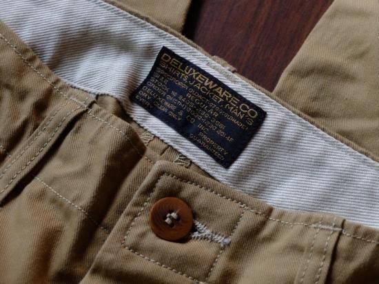 DELUXEWARE/デラックスウエア 946A『 46-CHINO TROUSERS/チノ DELUXEWARE/デラックスウエア 946A『 46-CHINO TROUSERS/チノ
