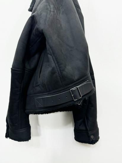 ANCELLM(アンセルム) 2024AW 24AW VEGAN LEATHER BOA ZIP ANCELLM(アンセルム) 2024AW 24AW VEGAN LEATHER BOA ZIP